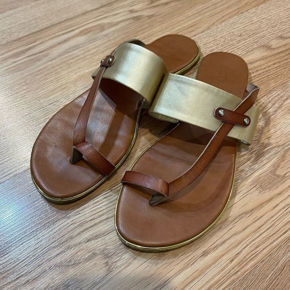 Cato | Shoes | Cato Gold Tan Sandals | Poshmark